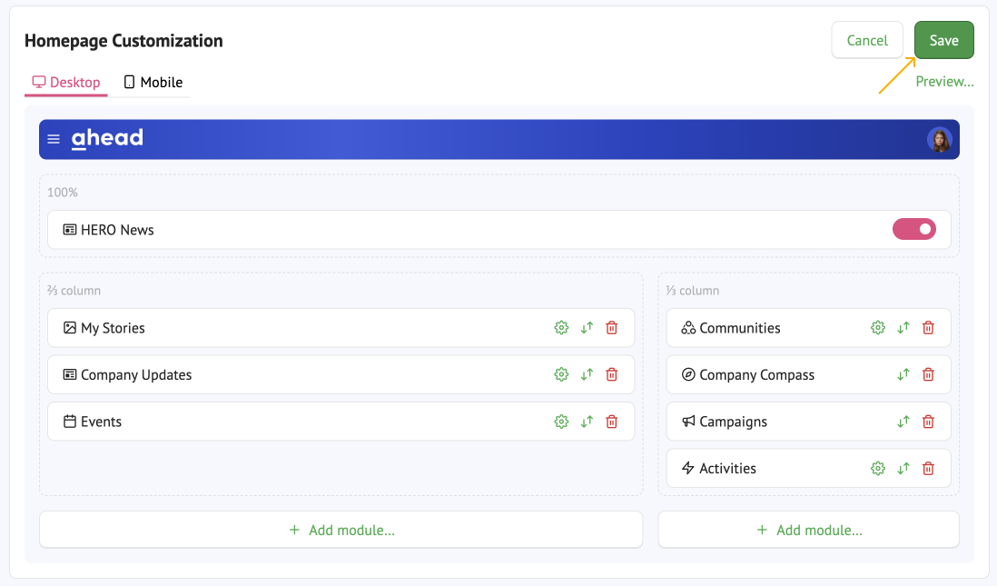 How to customize module titles on your homepage?