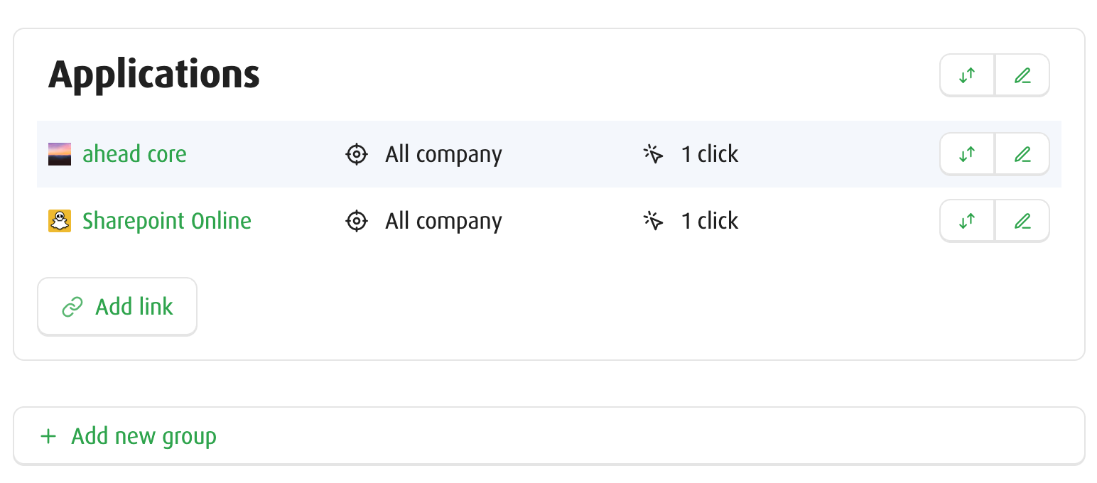Add and Update Quicklinks